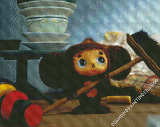 Cheburashka Characters - 5D Diamond Painting - DiamondPainting5d.SHOP