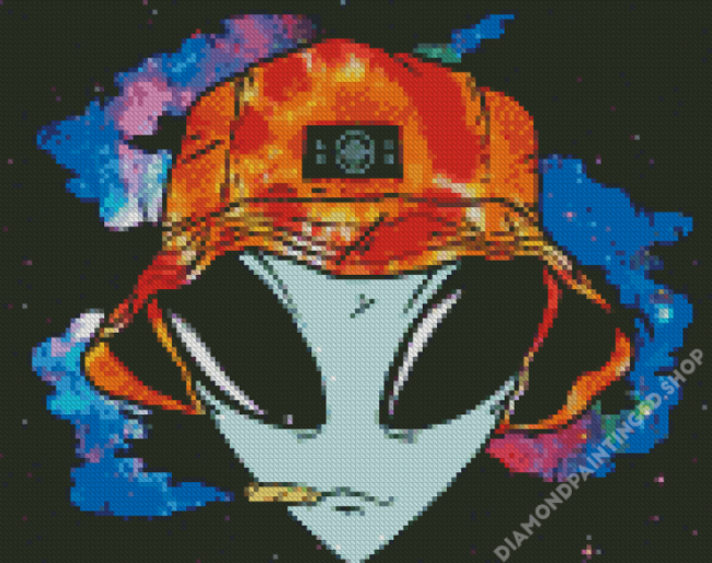 Stoner Alien - 5D Diamond Painting - DiamondPainting5d.SHOP