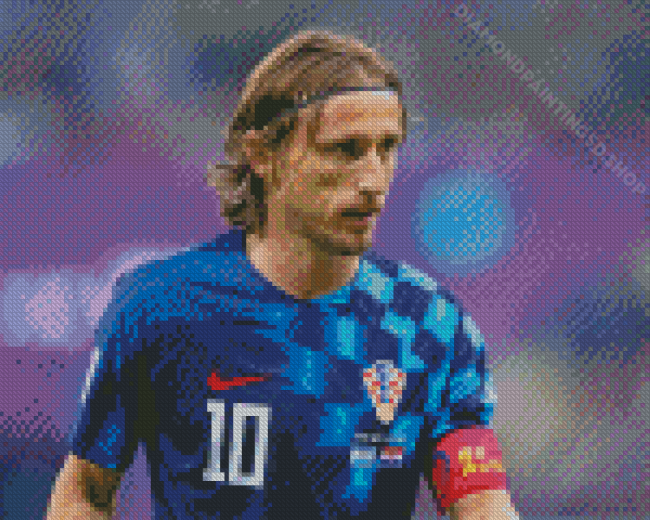 Aesthetic Luka Modrić - 5D Diamond Painting - DiamondPainting5d.SHOP